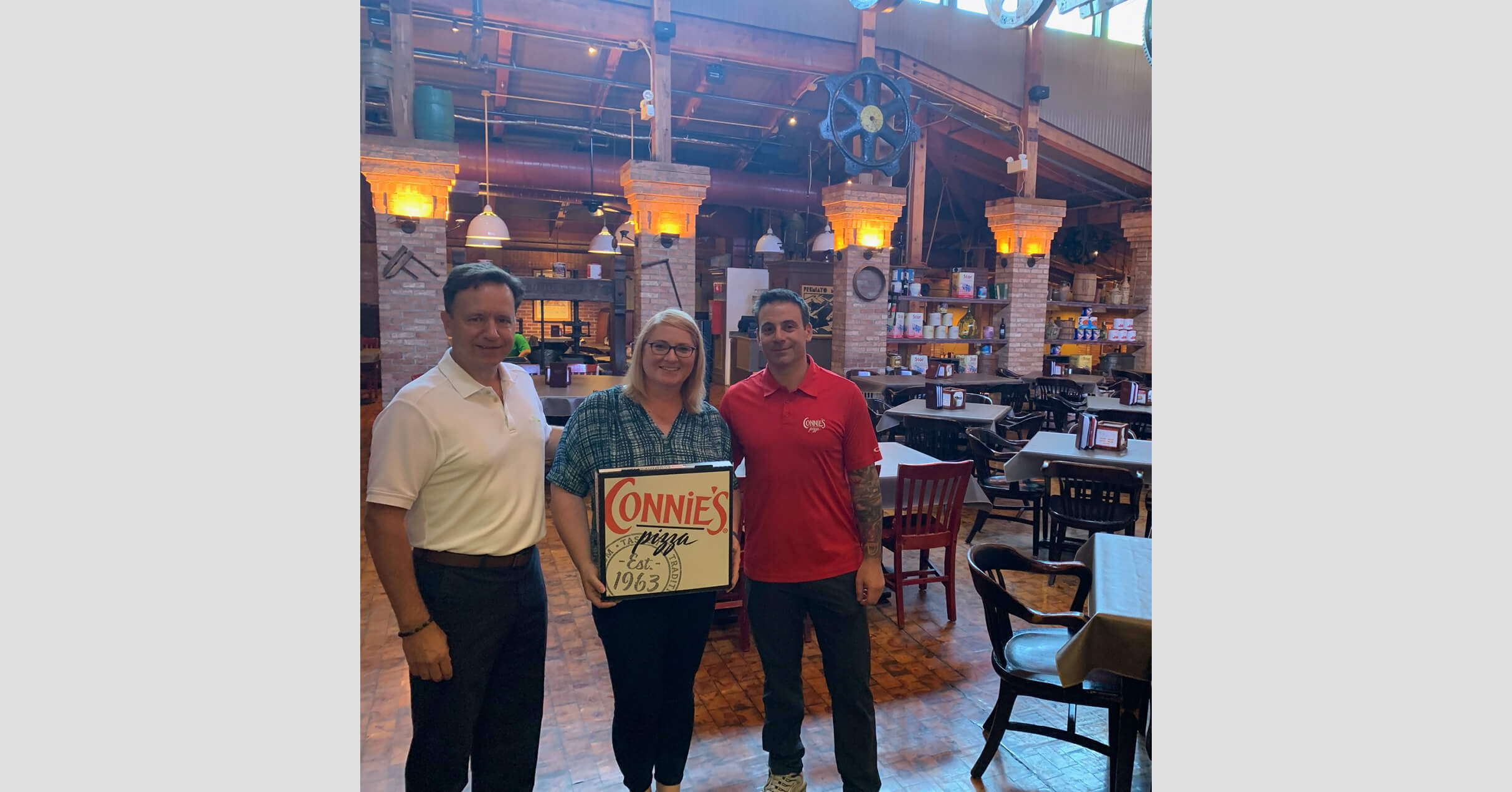 Dining in at Connie’s Pizza - Advitam IP